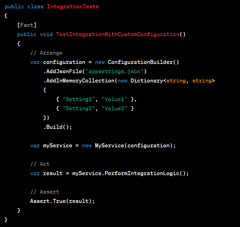 Strategies for Testing Configuration Settings in Unit and Integration ...